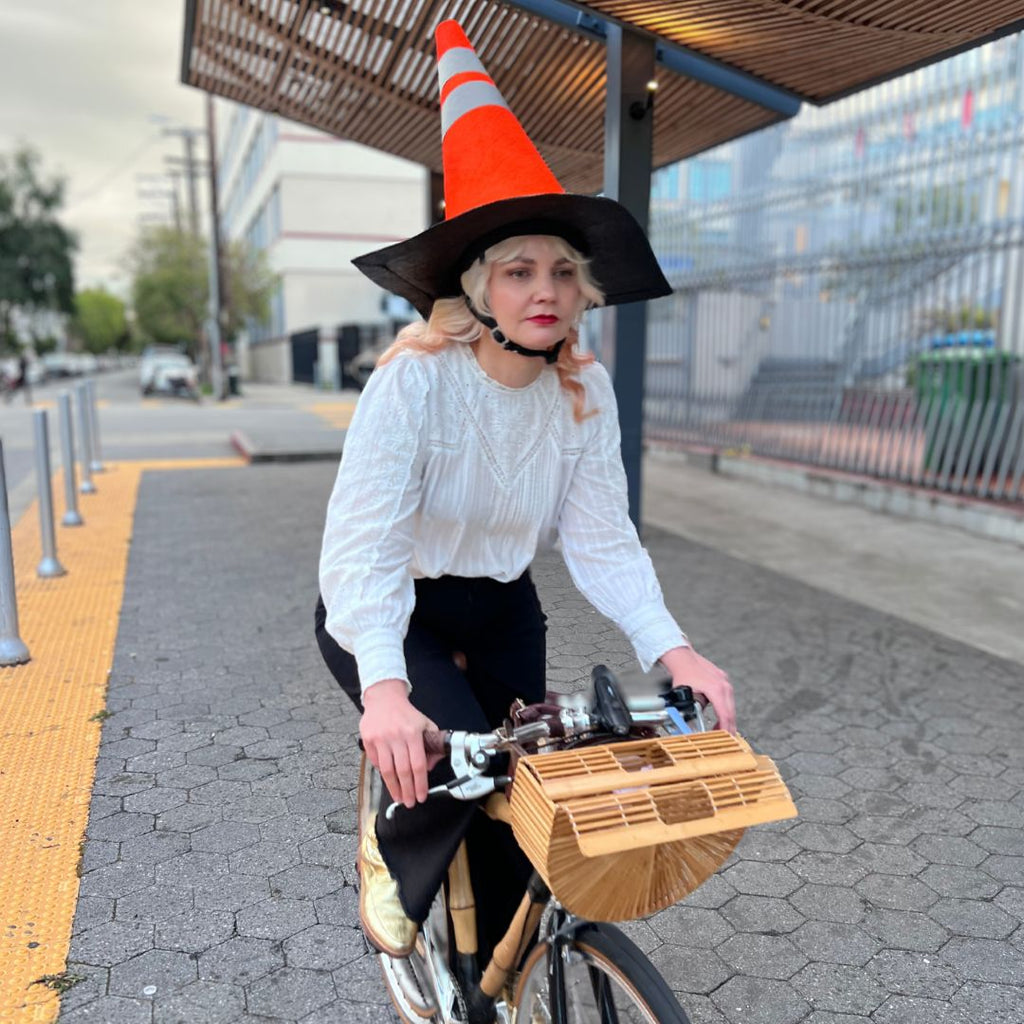 Traffic Cone Helmet – Bike Pretty